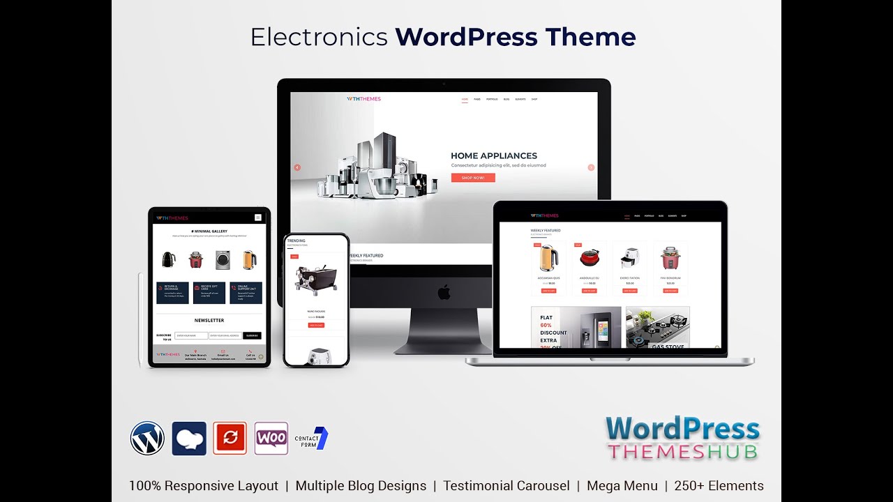Electronics WordPress Theme - YouTube