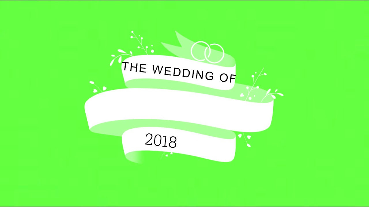 wedding green screen video-Greenscreen bd - YouTube