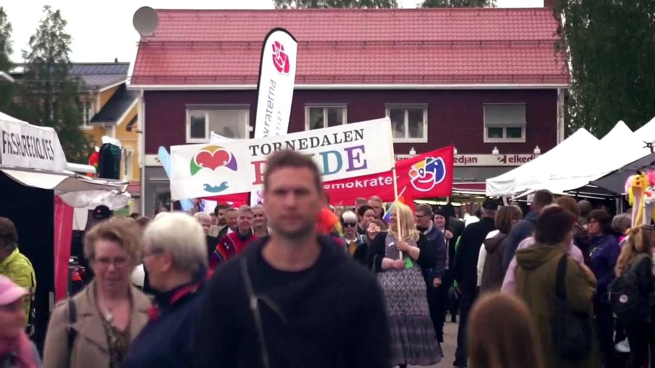 Tornedalen Prides parad 2016. - YouTube