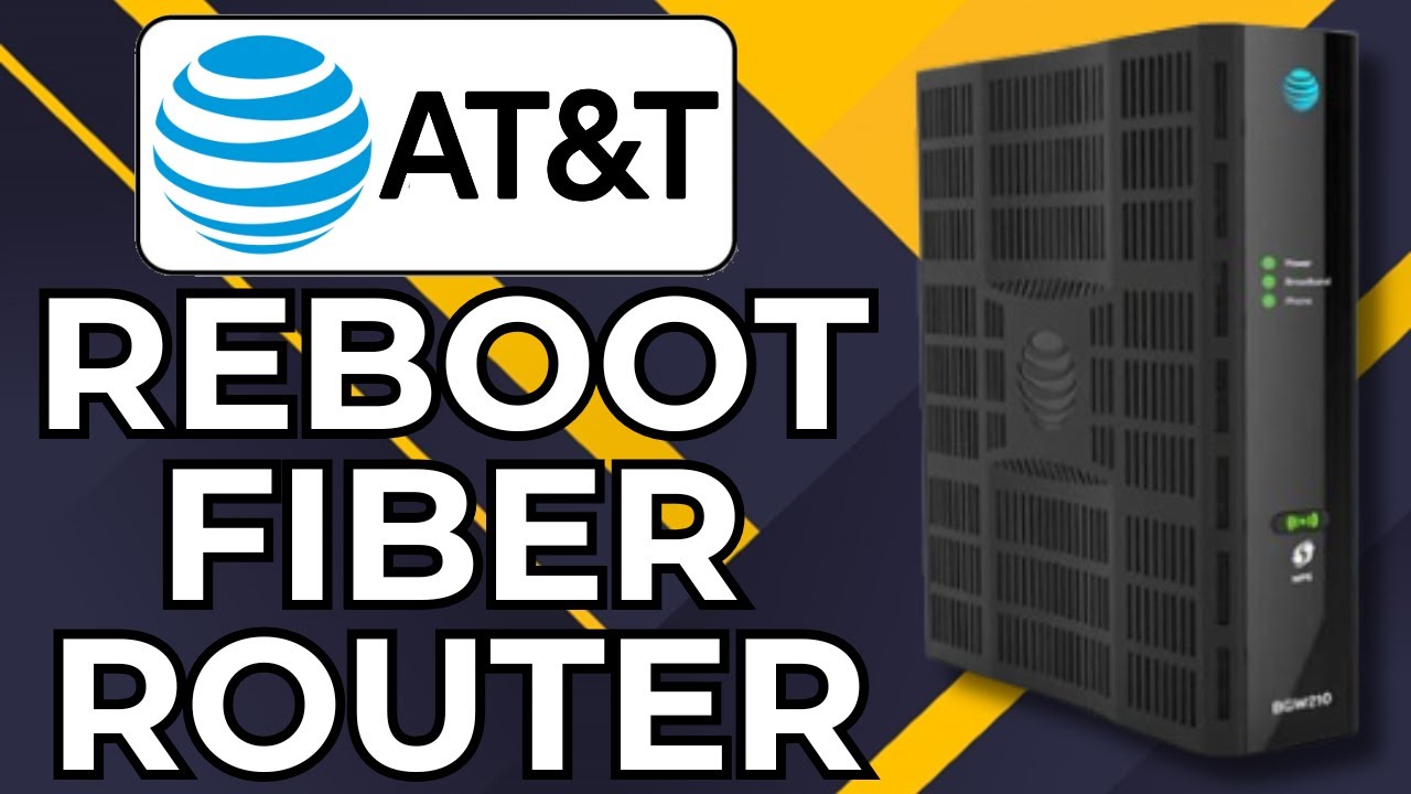 HOW TO REBOOT AT&T FIBER ROUTER (2026) - YouTube