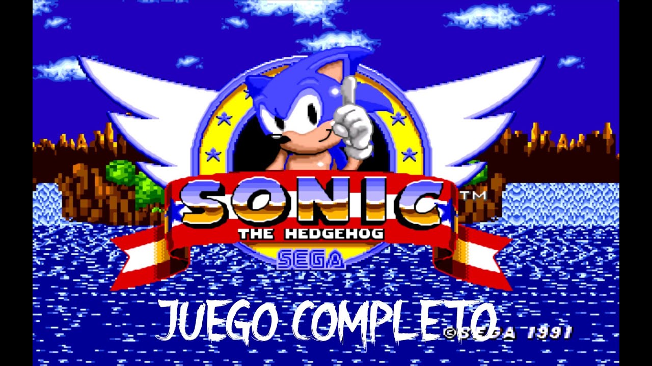 El origen de una leyenda - Sonic the Hedgehog - JUEGO COMPLETO - YouTube