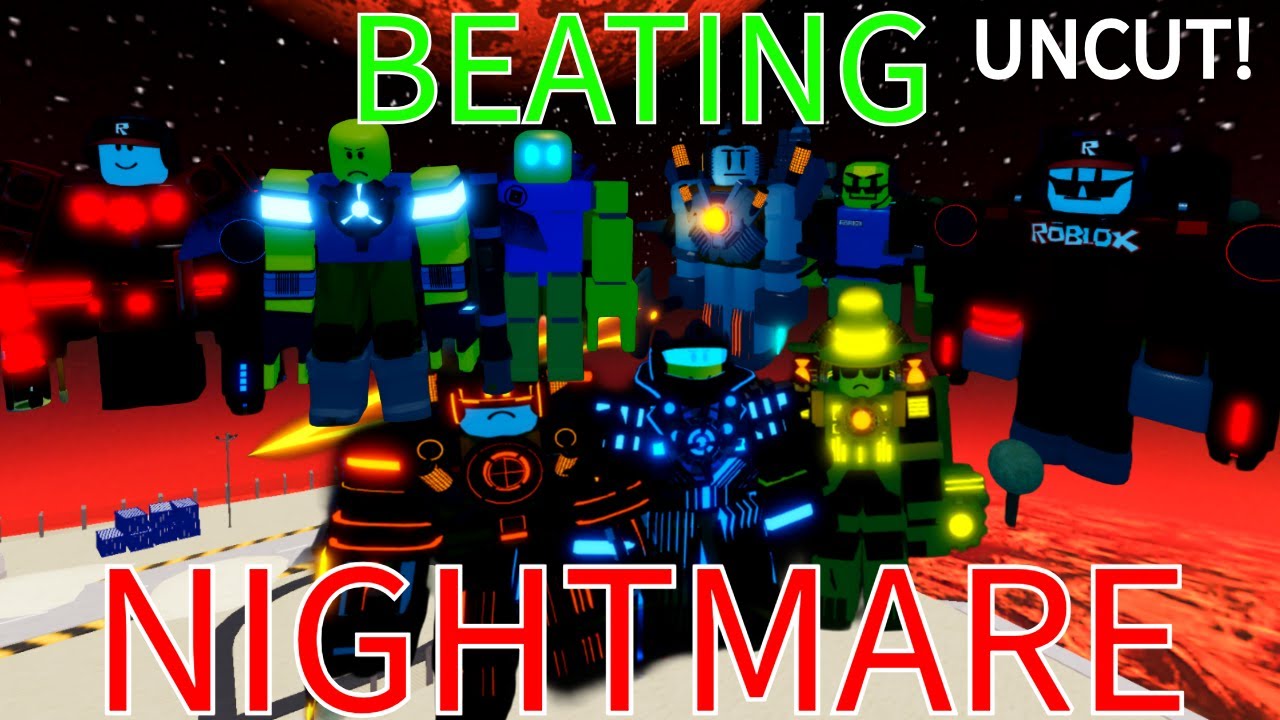 FULL UNCUT NIGHTMARE TRIO RUN! | Noob Experiment Battlefront - YouTube