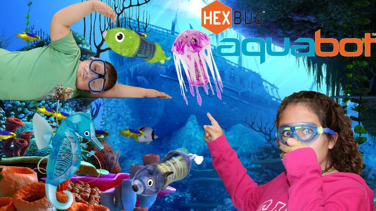 AquaBots: The New Robotic Pet Toy that Really Swims. Unboxing And ...