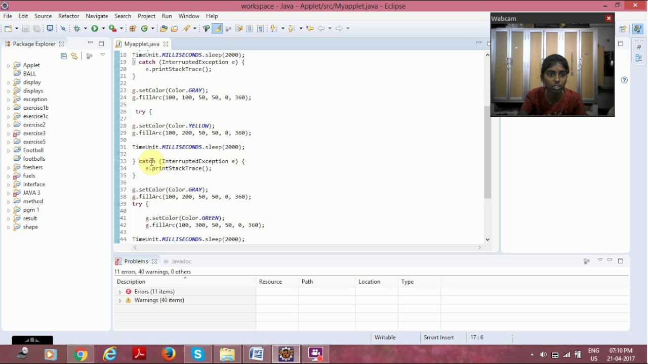 UR15CS061 - JAVA PGM 9 - YouTube