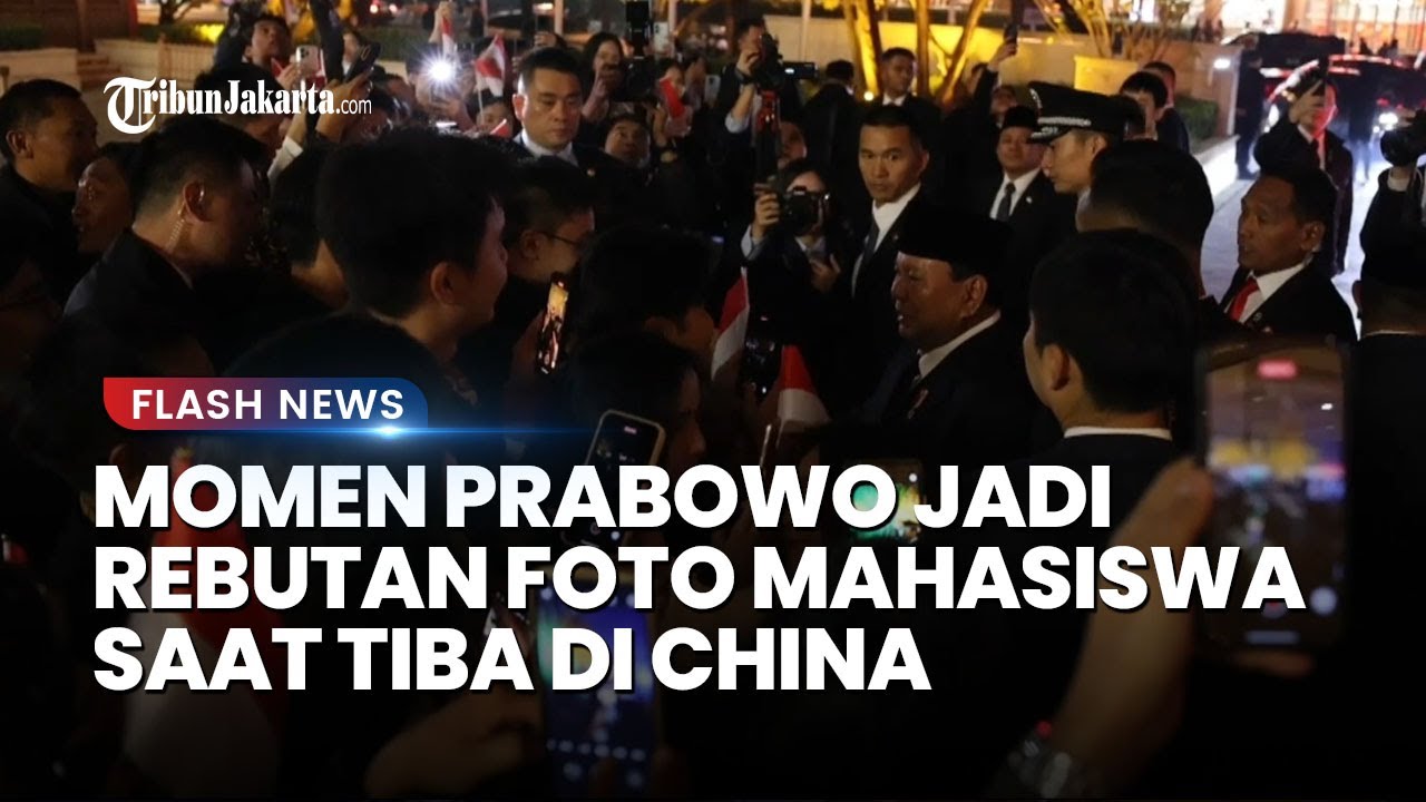 Sambutan Riuh Mahasiswa Indonesia di China saat Kedatangan Presiden ...