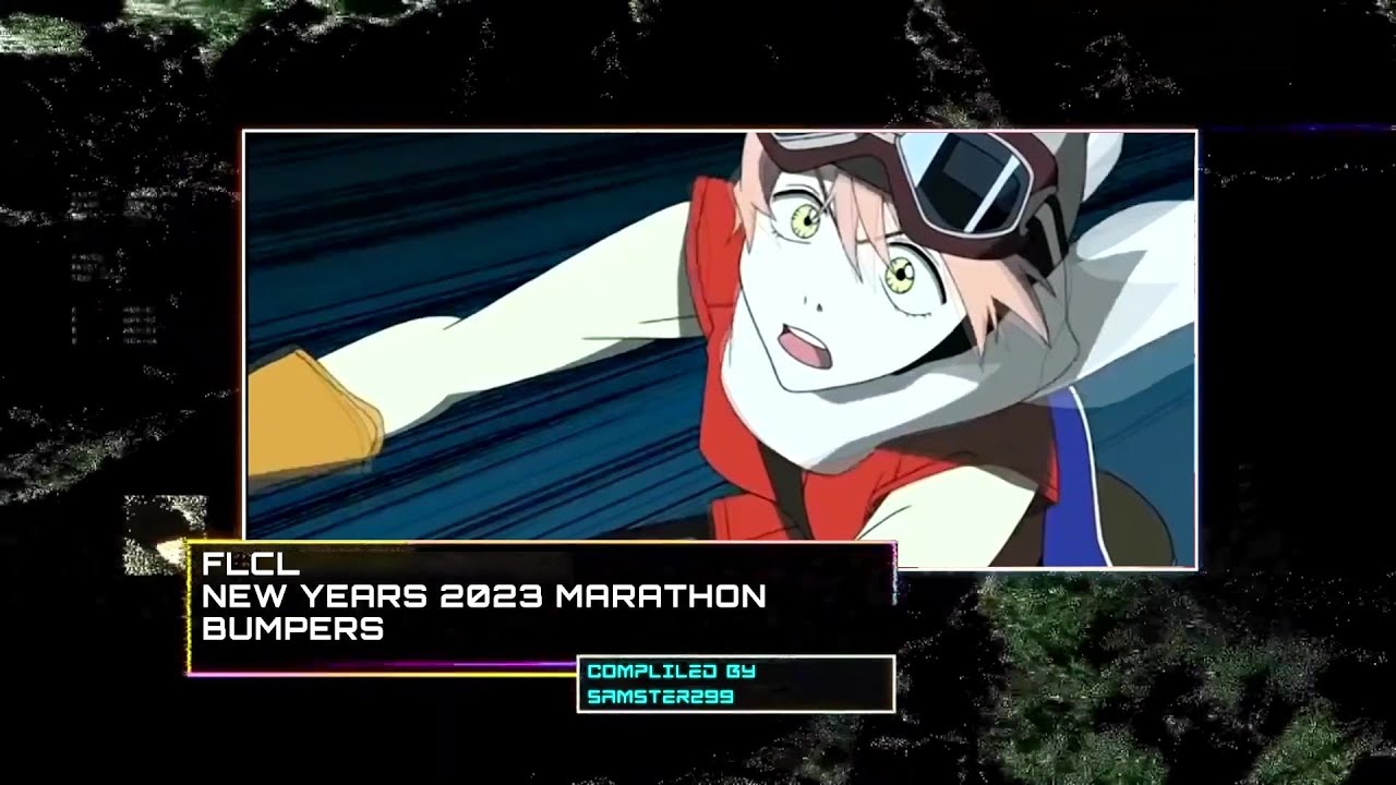 Toonami - FLCL S1 New Years 2023 Marathon Bumpers - YouTube