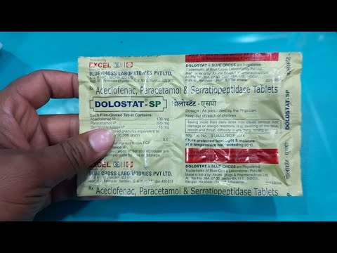 Dolostat sp tablet uses dose benefit side effects | Zerodol sp - YouTube