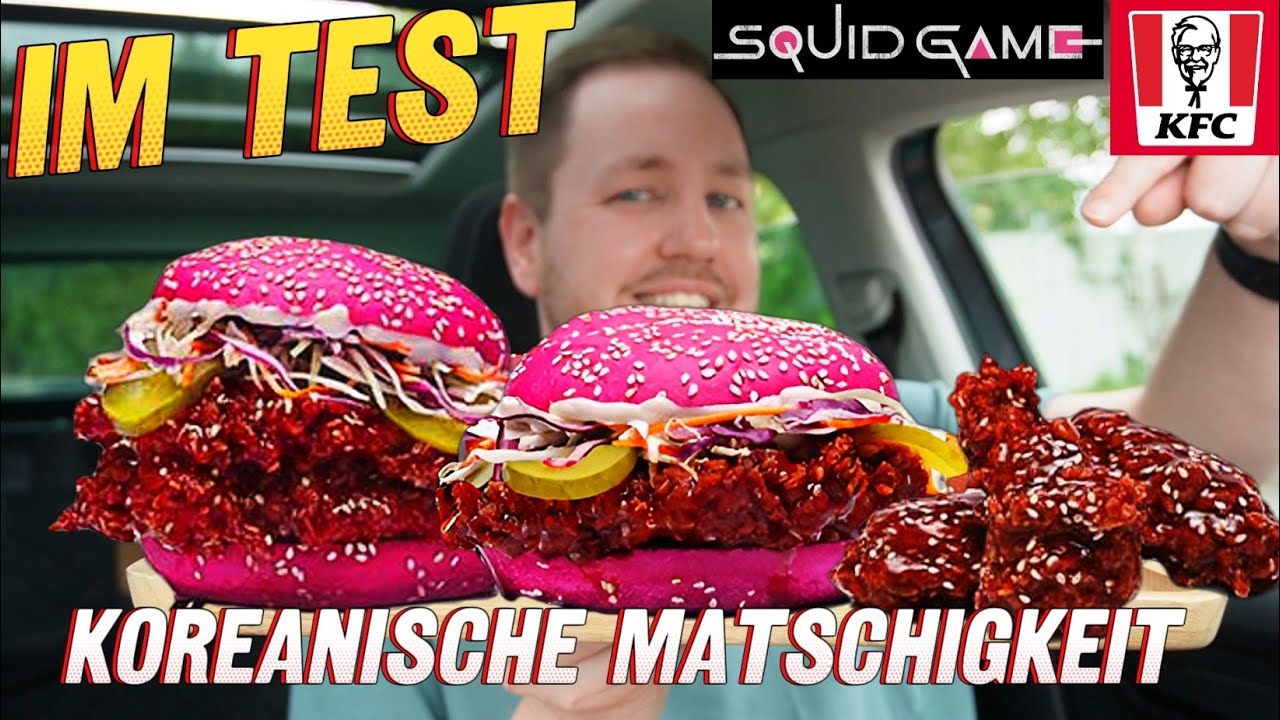 KFC: "Squid Game" Korean Burger & Chicken im Test #netflix #squidgame # ...