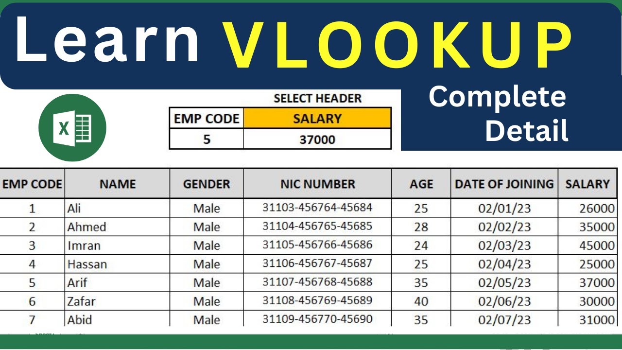 How to use vlookup in excel | Excel Vlookup | AR Computer Guide - YouTube