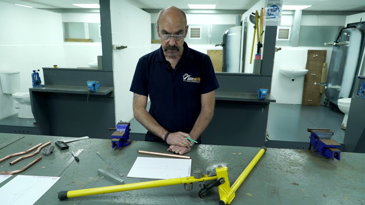 How to bend copper pipe - Partial Crossover @Able Skills - YouTube