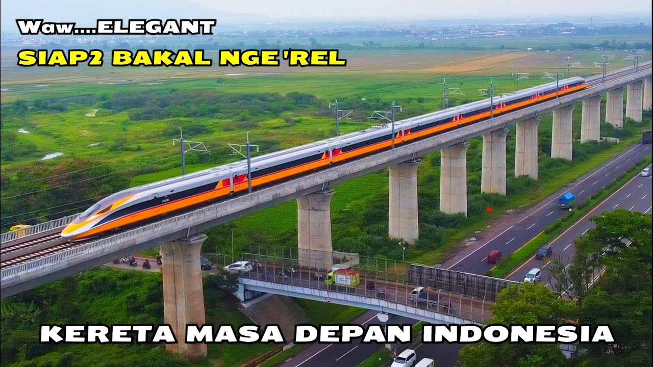 YES🔥🔥Jalur KCJB Segera Selesai, Siap2 Nge'REL EMU Kereta Cepat Jakarta ...