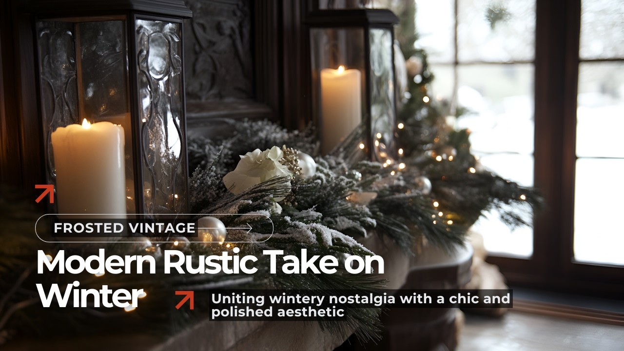 Frosted Vintage: A Modern Rustic Take on Winter’s Timeless Elegance ...