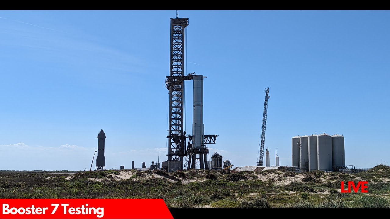 Replay: Views of Starbase | Booster 7 Testing - YouTube