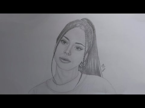 Como DIBUJAR a TINI - Dibujo realista a lapiz paso a paso - YouTube