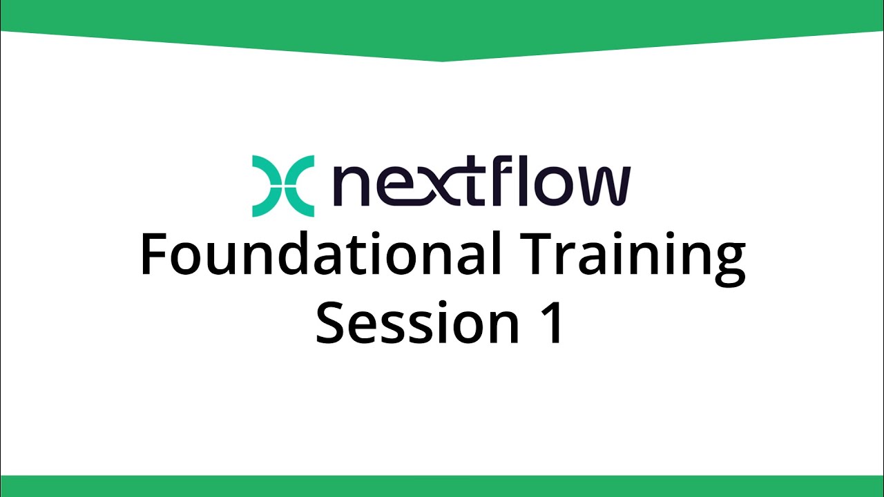 Community Foundational Nextflow Training - Session 1 - YouTube