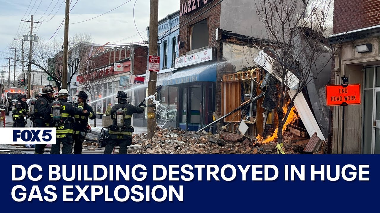 DC gas explosion: 2-alarm fire, building collapse after blast on Marion ...