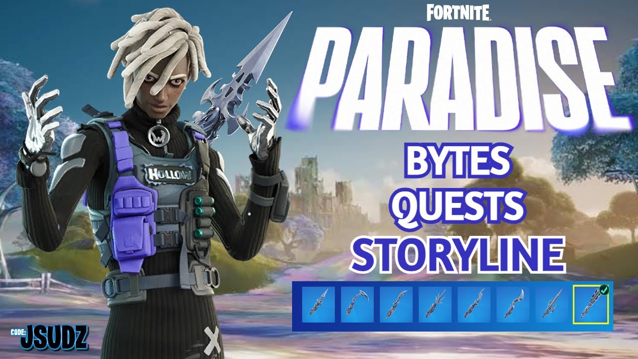 *NEW* Fortnite | BYTES STORYLINE QUESTS | How To Unlock ALL Pickaxe ...