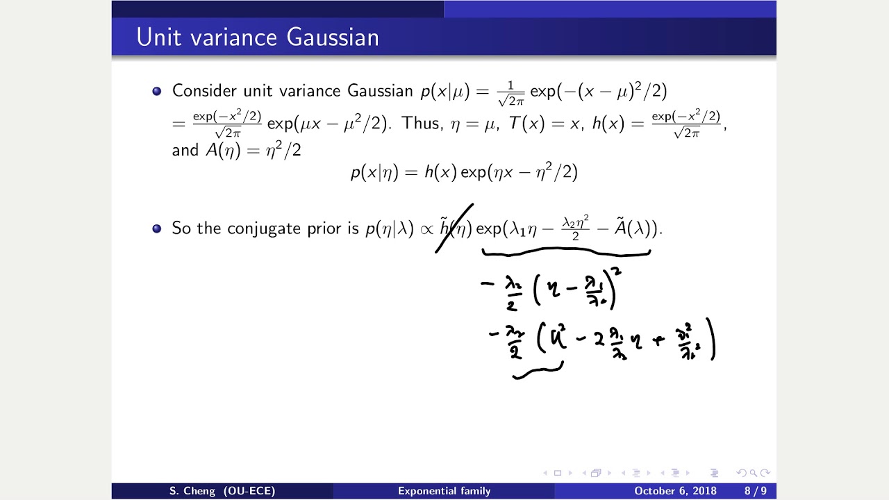 Bayesian inference update of Gaussian mean estimation - YouTube