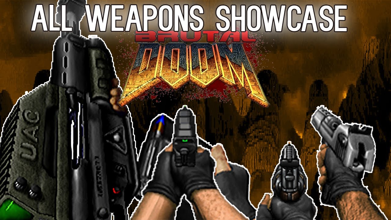 Hyperexia Brutal Doom Expansion - All Weapons Showcase - YouTube