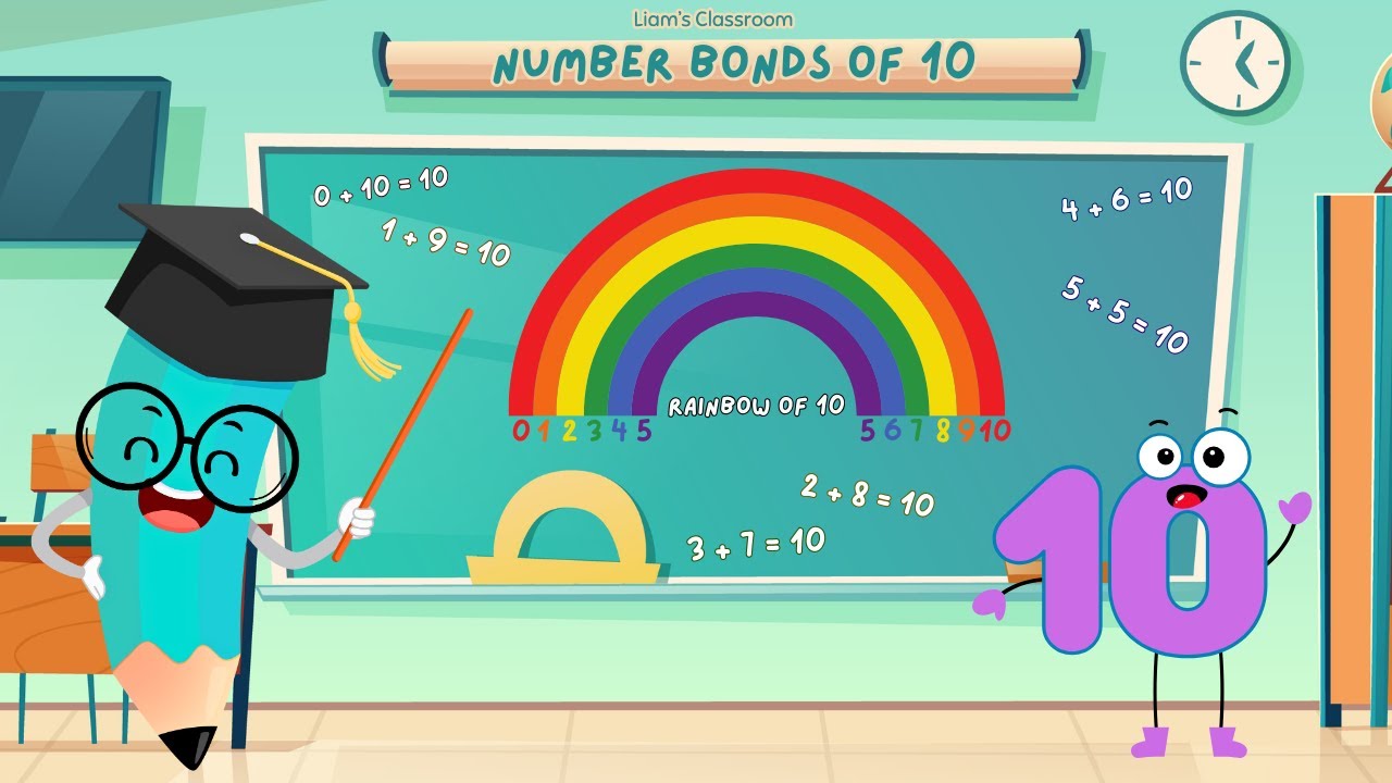 Fun with Number Bonds of 10! | Learn Math for Kids | Educational ...