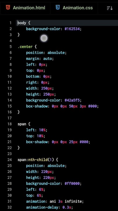 Animation using HTML and CSS ️ #shorts #subscribe #short #html5 #css - YouTube