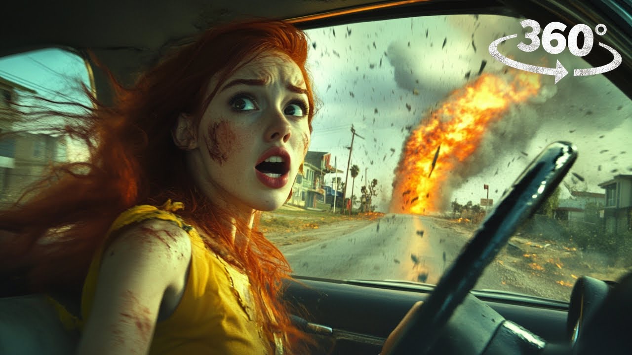 360° Survival Challenge: Meteor, Earthquake, Fire Tornado & Train Crash ...