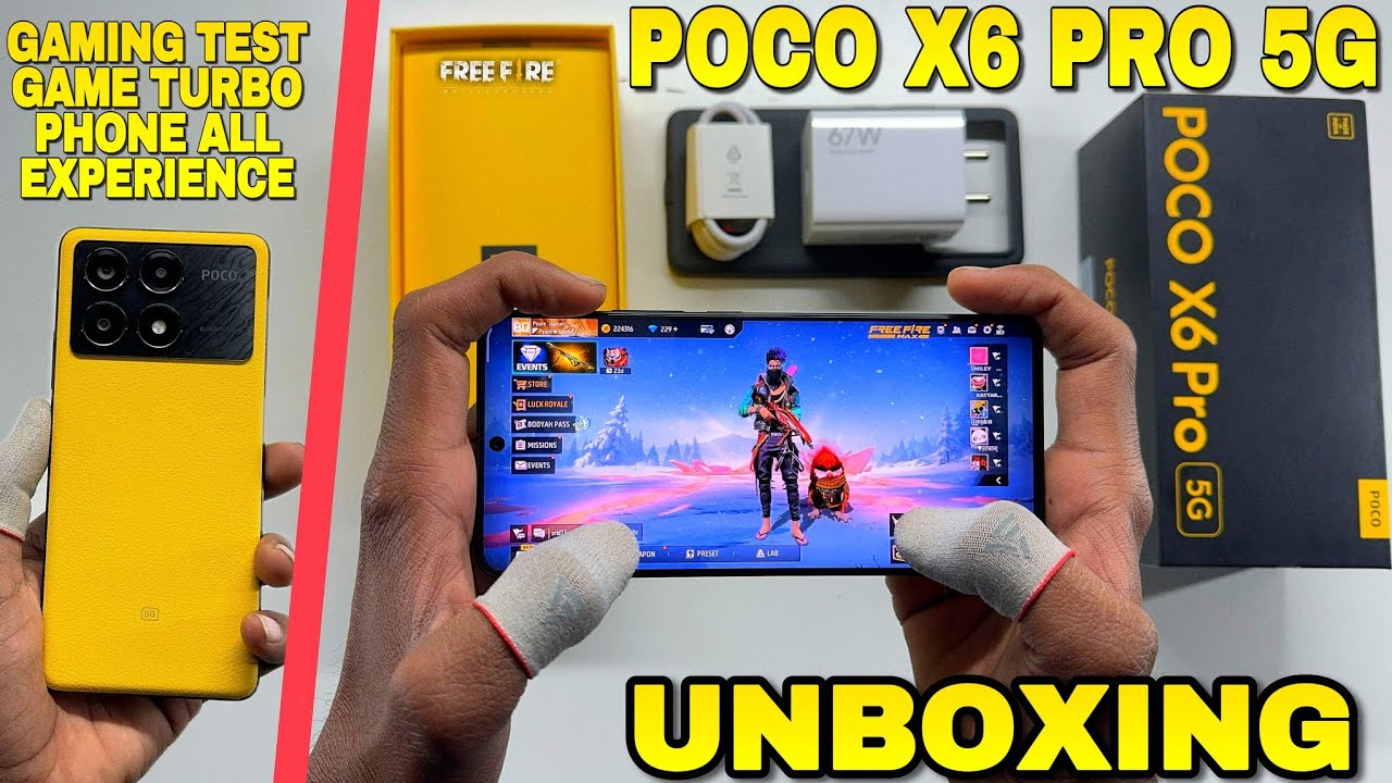 poco x6 pro unboxing and gaming test game turbo phone all features ...