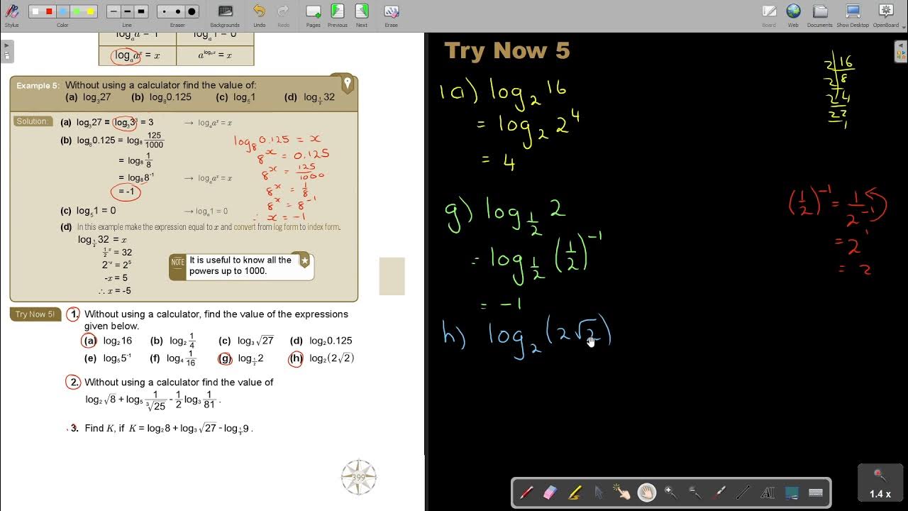 9 5 Introduction to Logarithms Part 5 - YouTube