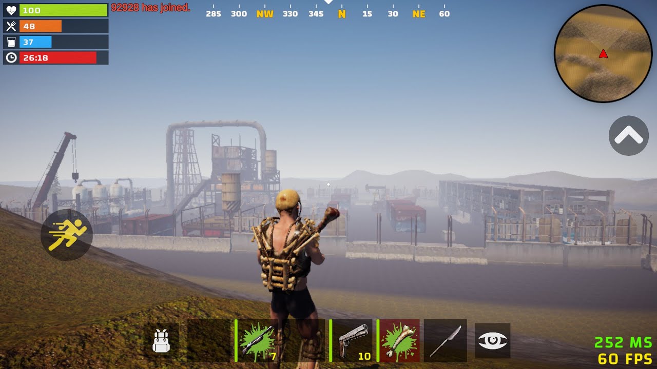 JUST SURVIVAL MULTRIPLAYER CAP #1[COMBAT ARENA] #rustmobile # ...