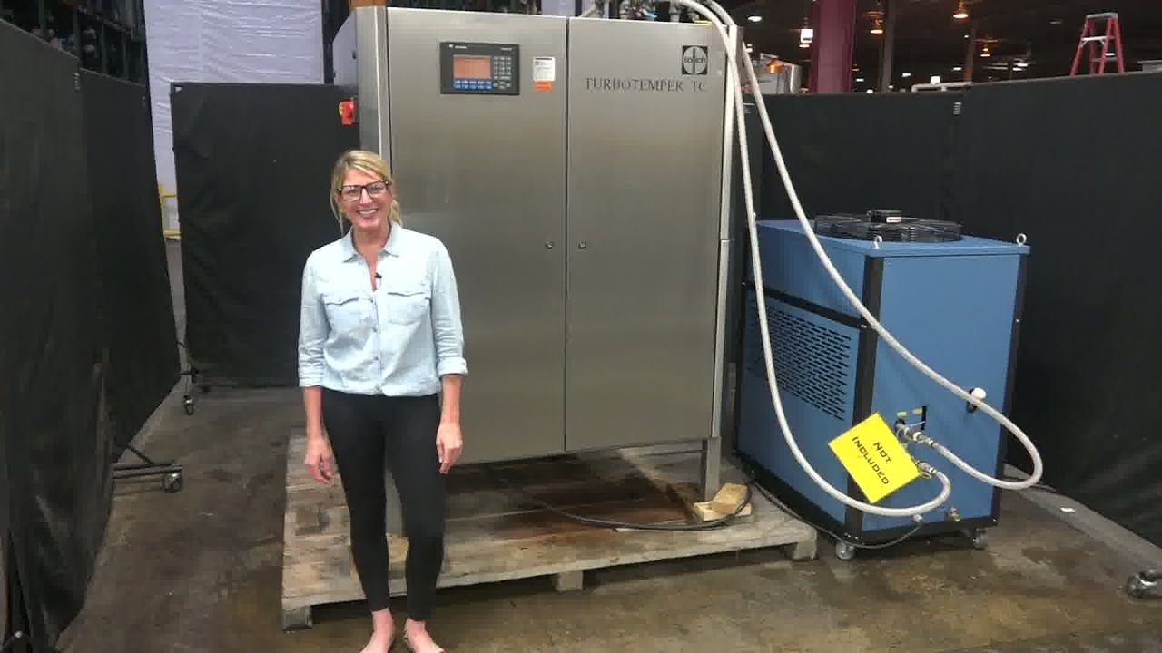 Sollich Model TC 1200D Chocolate Tempering System Demonstration - YouTube