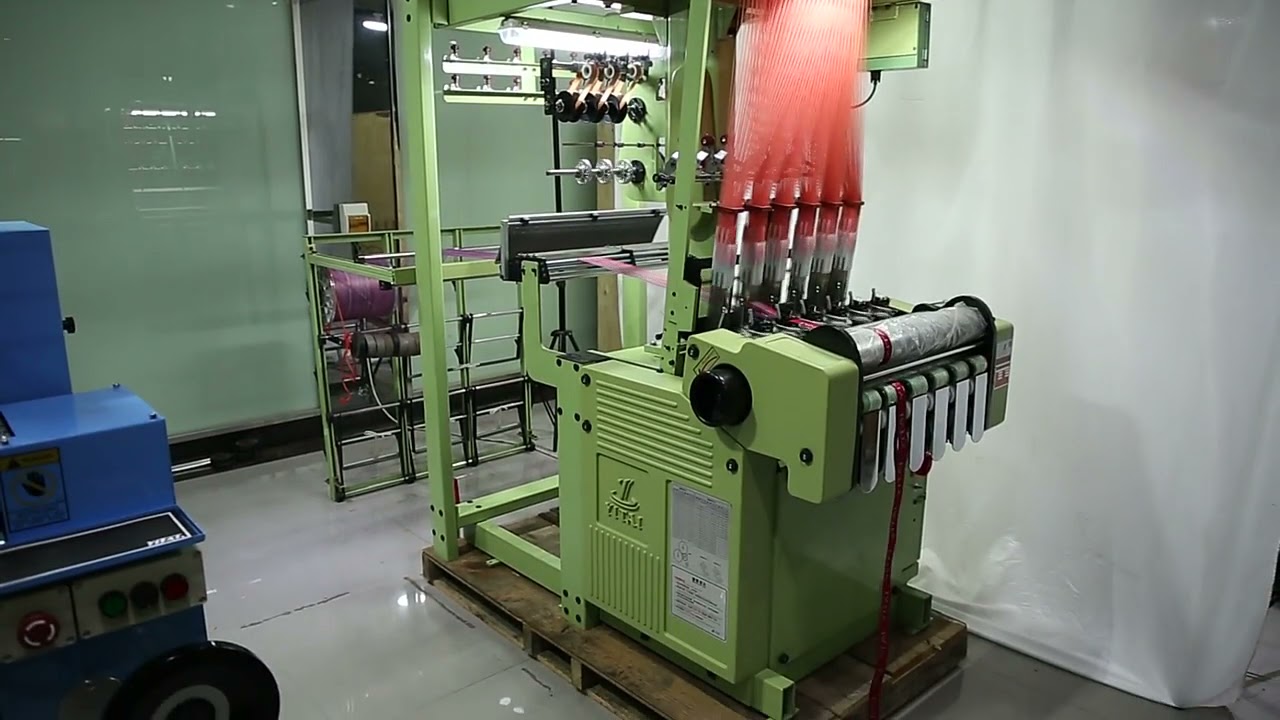 Yitai high speed high quality computerized jacquard needle loom - YouTube