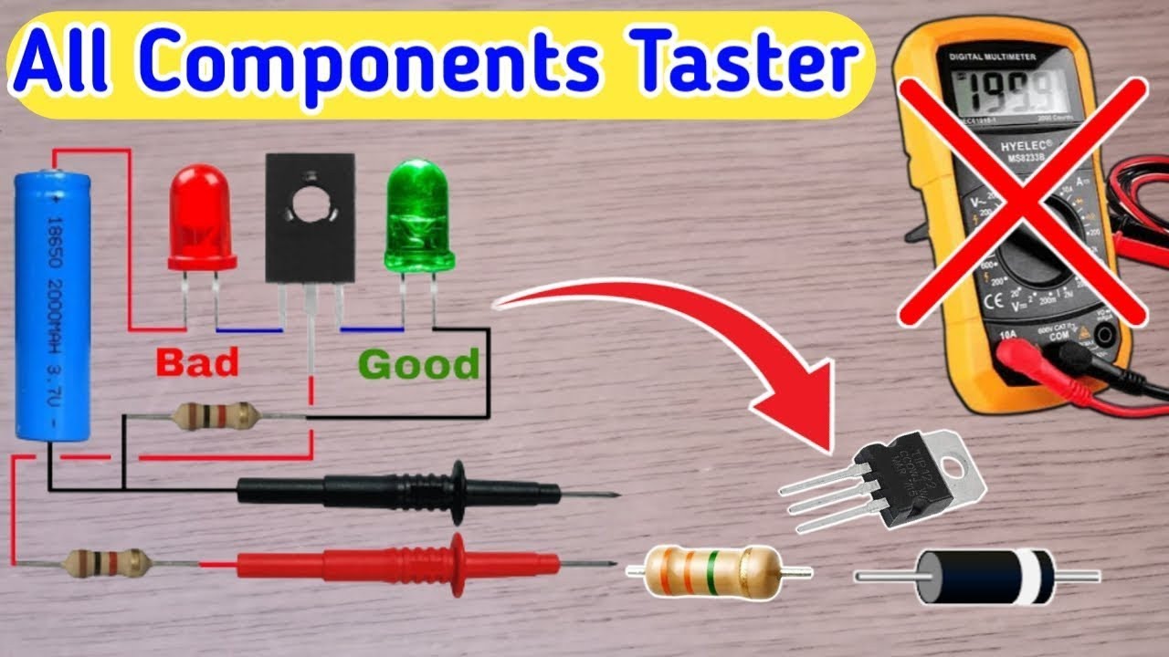 How To Make All In One Component Tester || All Component Tester ...