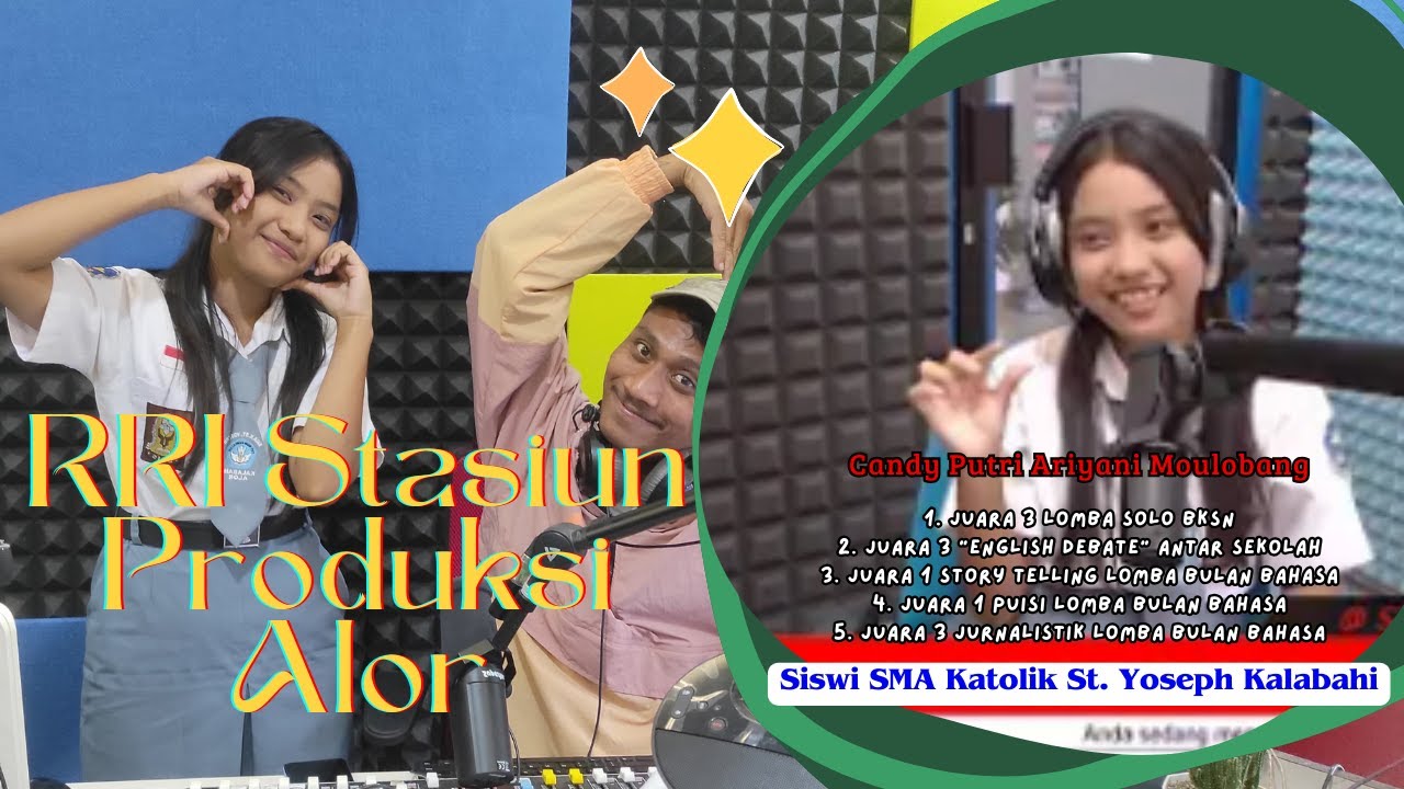Wawancara Eksklusif RRI SP Alor - Candy P. A. Moulobang || Siswi ...