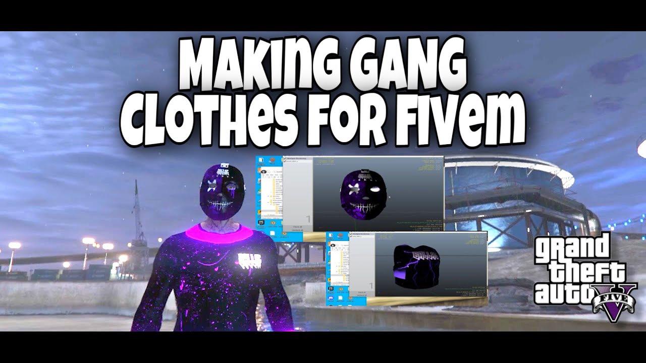 Making Gang Clothes For FiveM Server In GTA 5 RP (FiveM) | GTA 5 Custom ...