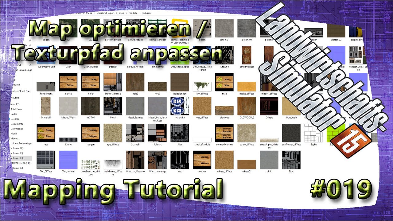 LS15 Giants Editor Map Tutorial #019 Map optimieren / Texturpfad ...