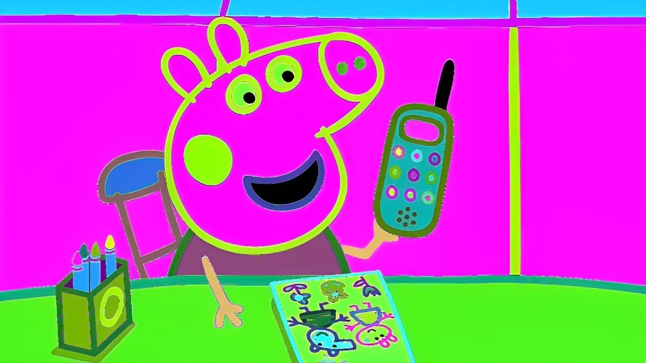Peppa Pig Call Suzy | Peppa Pig Video Effects (Robot,Miror,OldTv) And ...