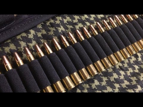 Bolt Action Rifle Accessories: Rifle Cartridge Belt - YouTube