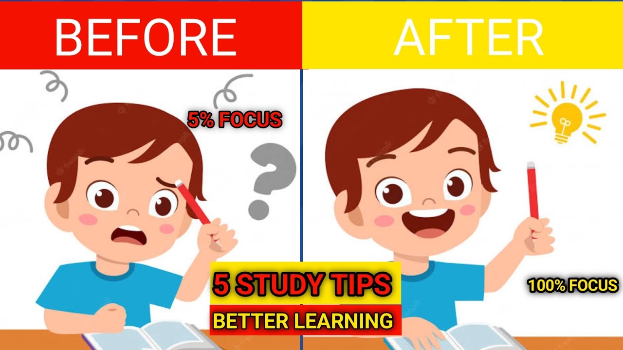 5 Study Tips Better Learning 👍||Study Tips And tricks||@itslifestory ...