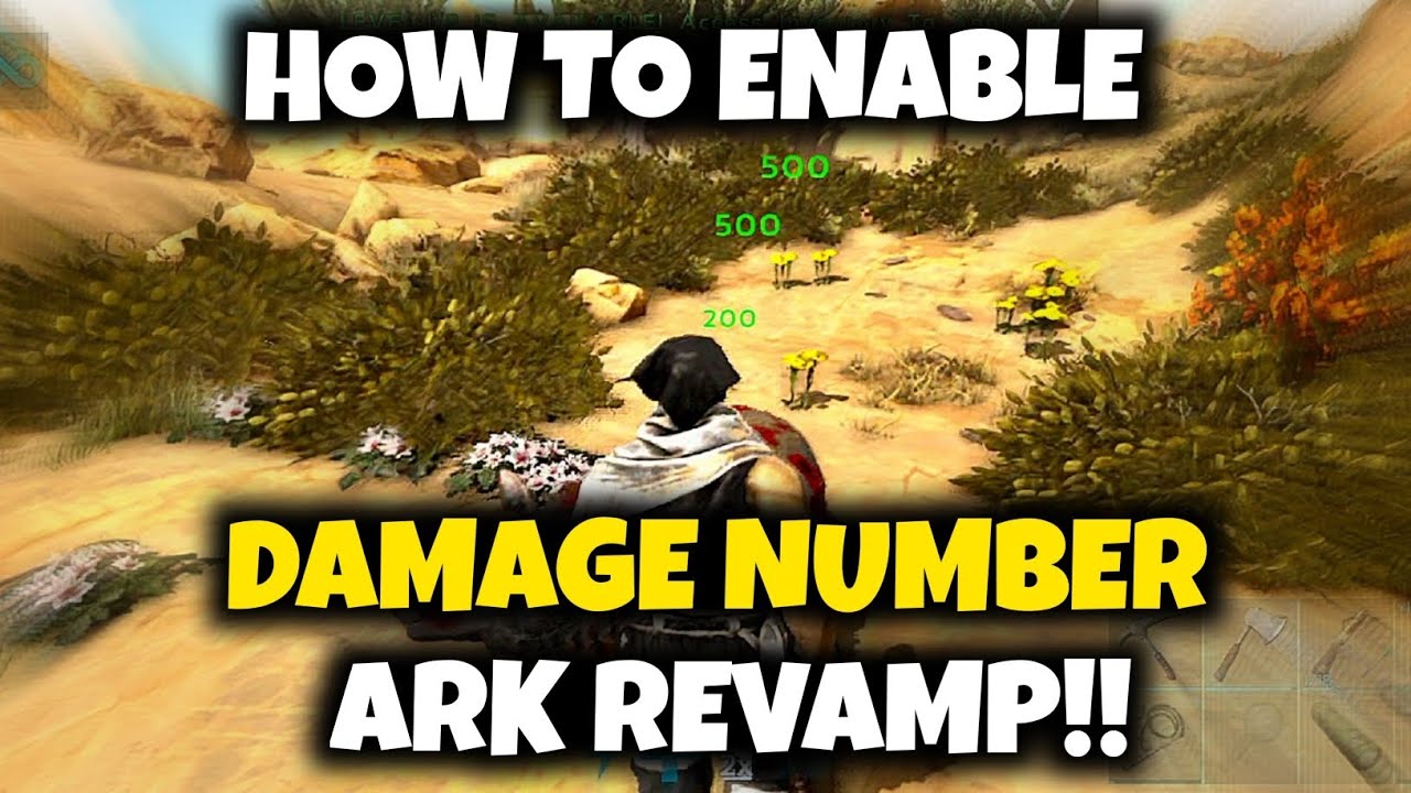 How to Enable Damage Numbers in ARK Mobile | Step-by-Step Guide - YouTube