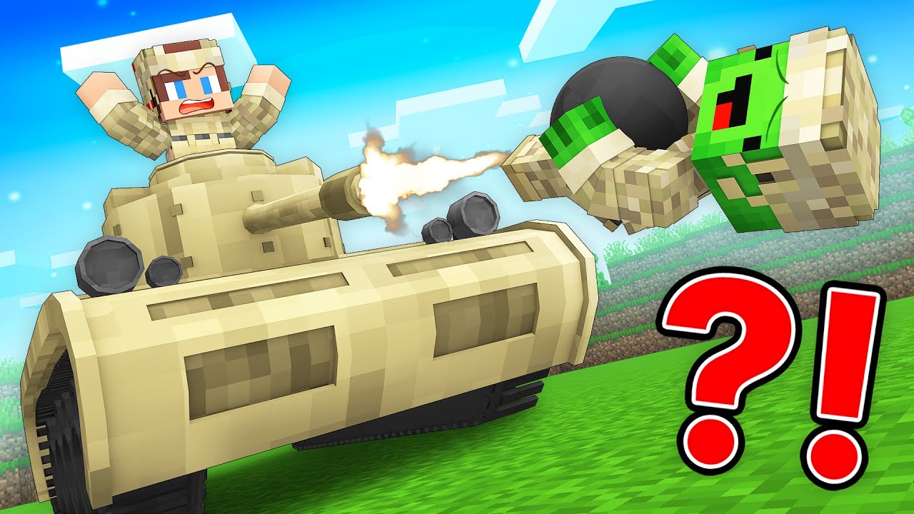 JJ and Mikey Became Military Soldiers in Minecraft / Maizen Minecraft - YouTube