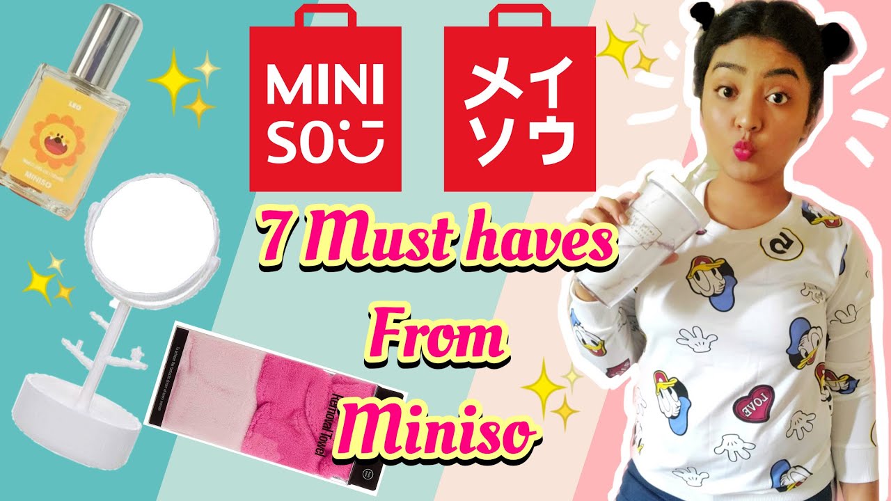 7 PRODUCTS YOU MUST TRY FROM MINISO😍l Miniso Haul 2020 ...