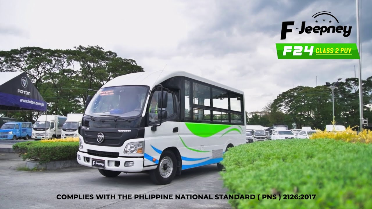 Basta modern jeepney requirements, kayang-kaya sa F-Jeepney F24! - YouTube