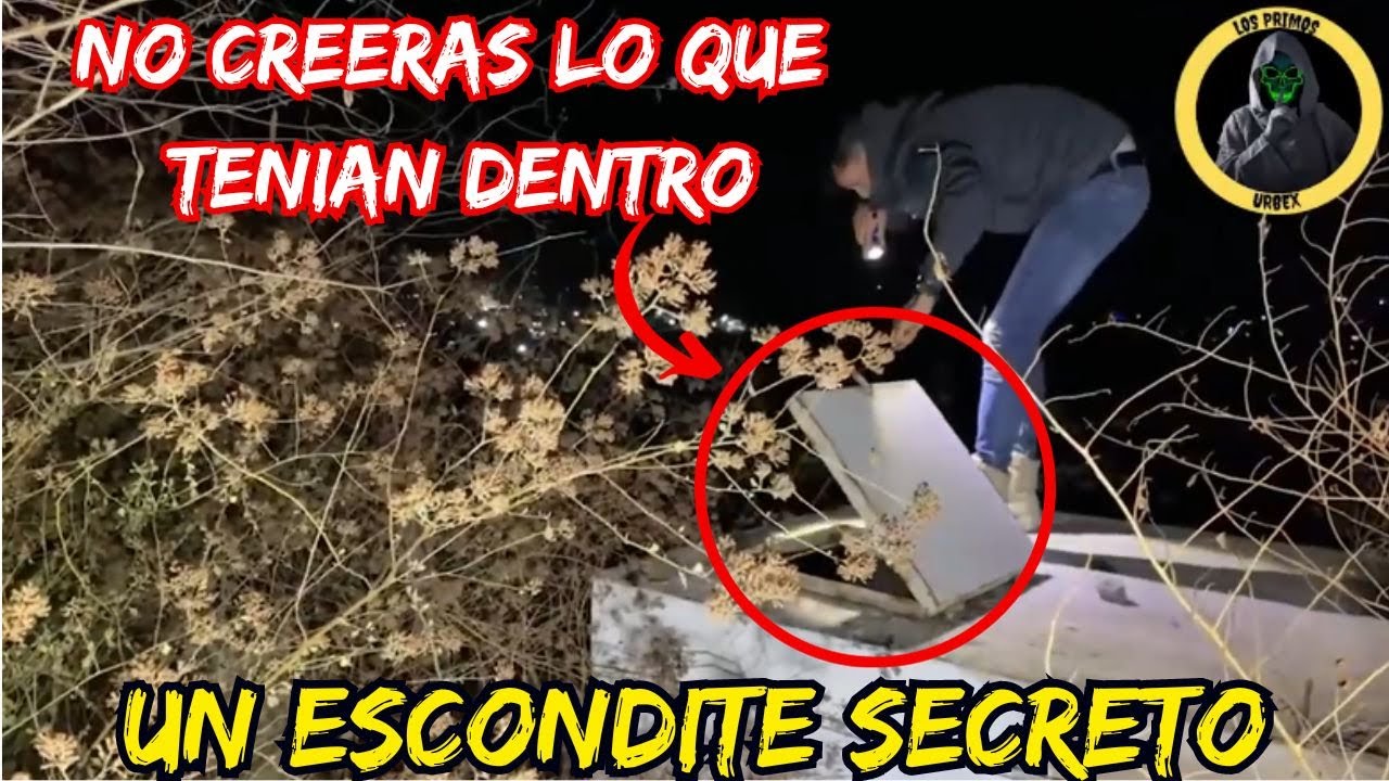 Encontramos Un ESCONDITE SECRETO😨 No Creeras LO QUE TENIA DENTRO 😱 ...