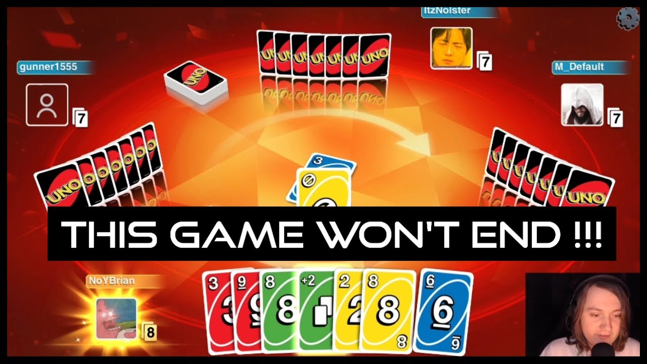 Uno........but the game never ends - YouTube