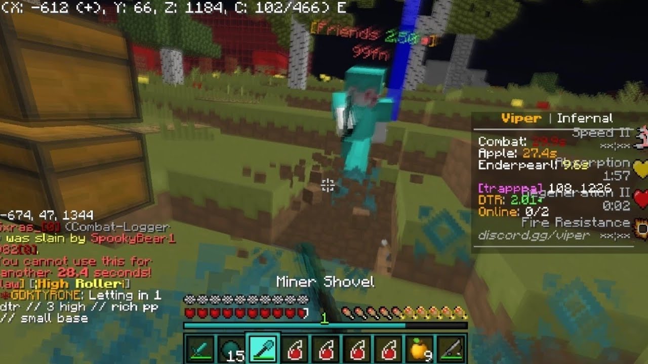 OP SELF-SPLEEF TRAPPING SOLOS + MY RETURN?! (Minecraft HCF) - YouTube