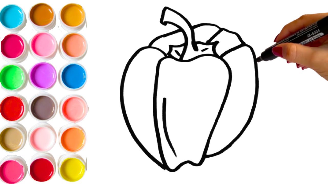 Drawing a Pepper Like Never Before - How to draw a Pepper - YouTube