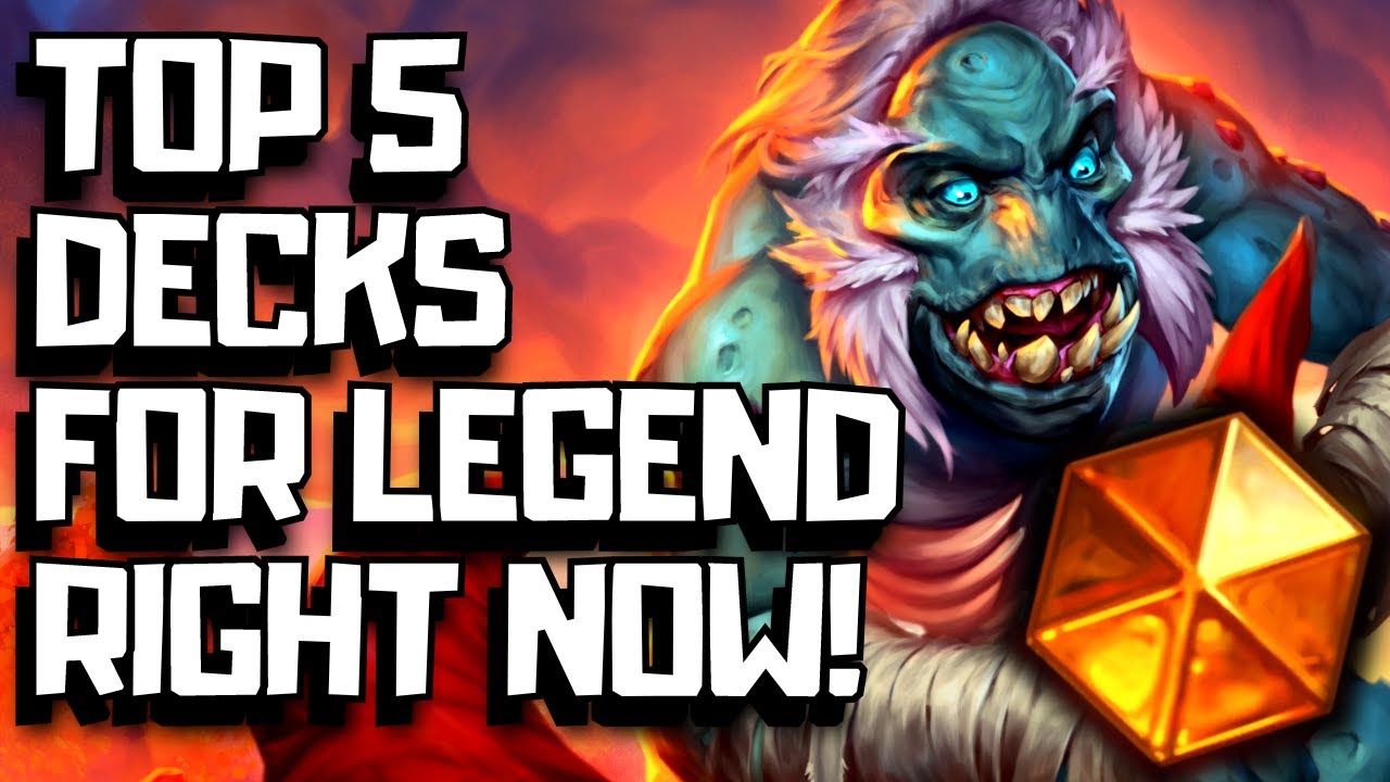 Best Hearthstone Decks For Legend Right Now! - YouTube