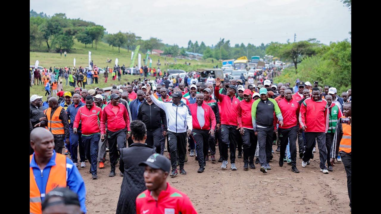 LIVE:DP GACHAGUA ANDUDA ALLIES ATTENDS Tinderet Barngetuny Mountain Run ...