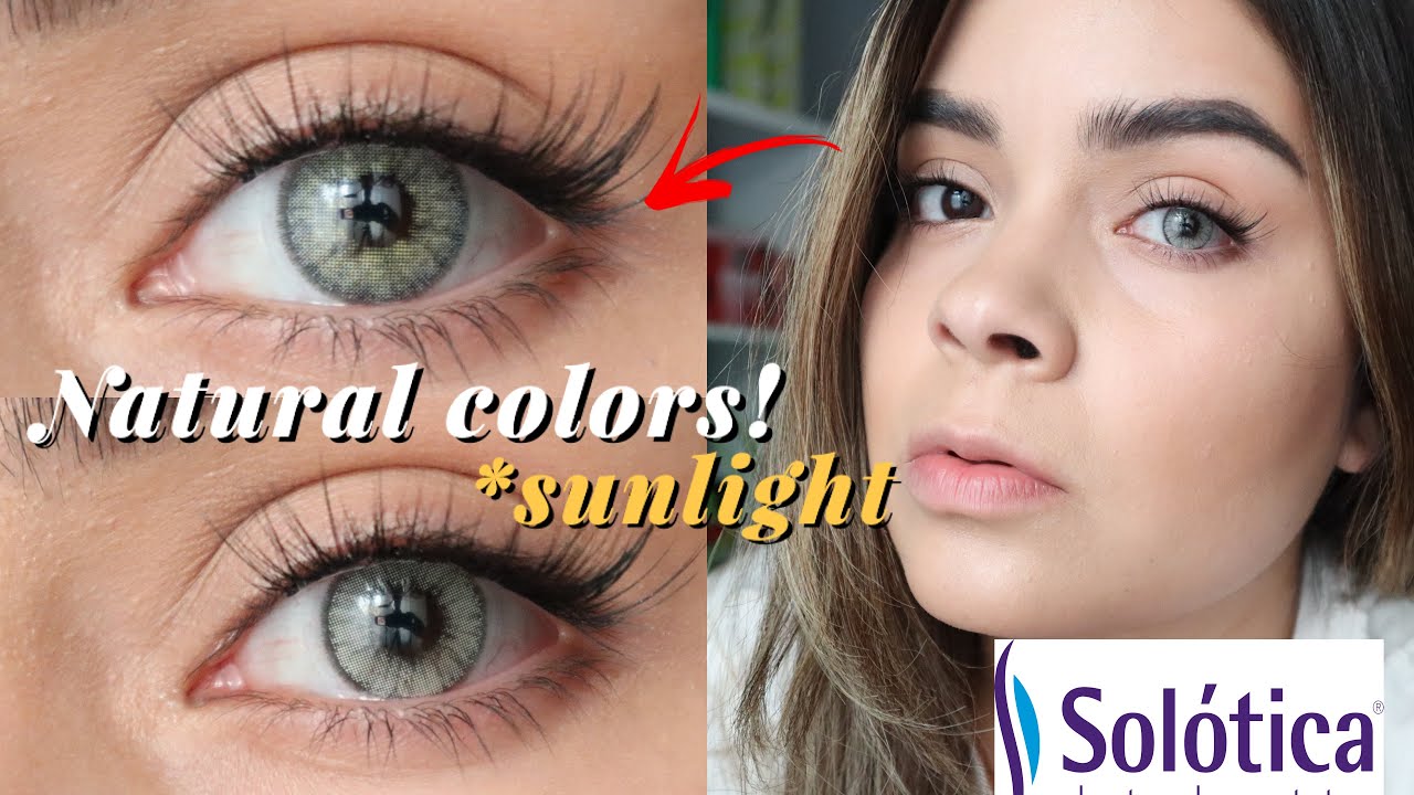 Best color contacts lenses for Beginners! | Solotica Natural colors ...