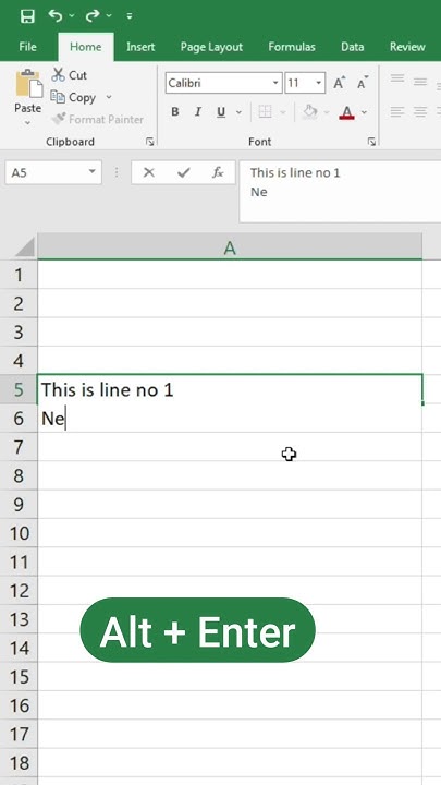 Start A New Line In The Same Cell In Excel Shorts Acgtutorial Exceltricks Youtube